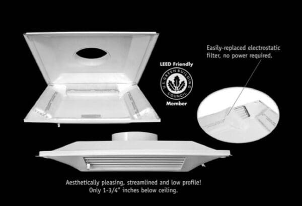 Comfort First Filtered Diffuser – Commercial Filtered Diffuser 4-Way ...